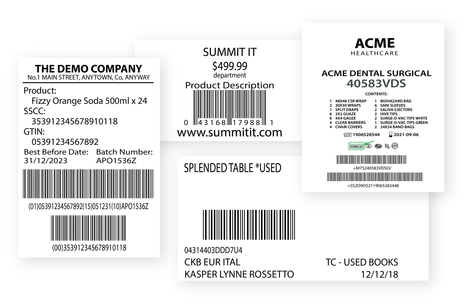 NetSuite Label Printing SuiteApp | SummitIT by RF-SMART